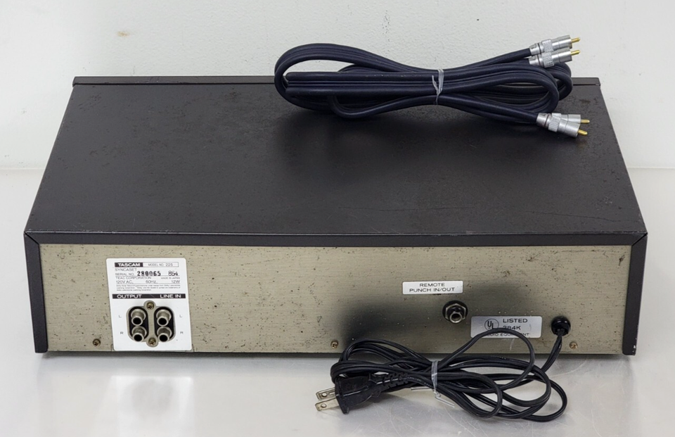 TASCAM 225 Syncaset Cassette Tape Mixdown Recorder (Tested/Working ...