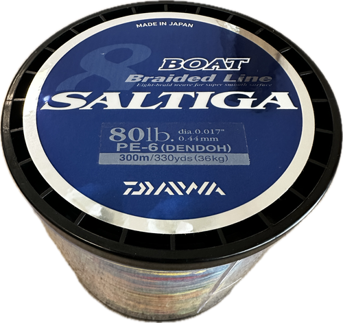 Daiwa Saltiga Boat Dendoh Braid 300m Meter Line SAB-B 80 LB | eBay