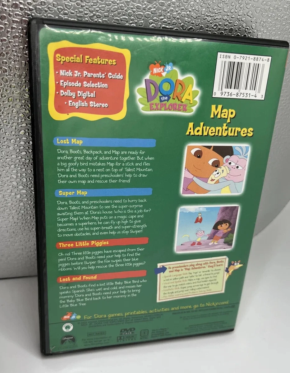 Dora The Explorer Map Adventures Dvd