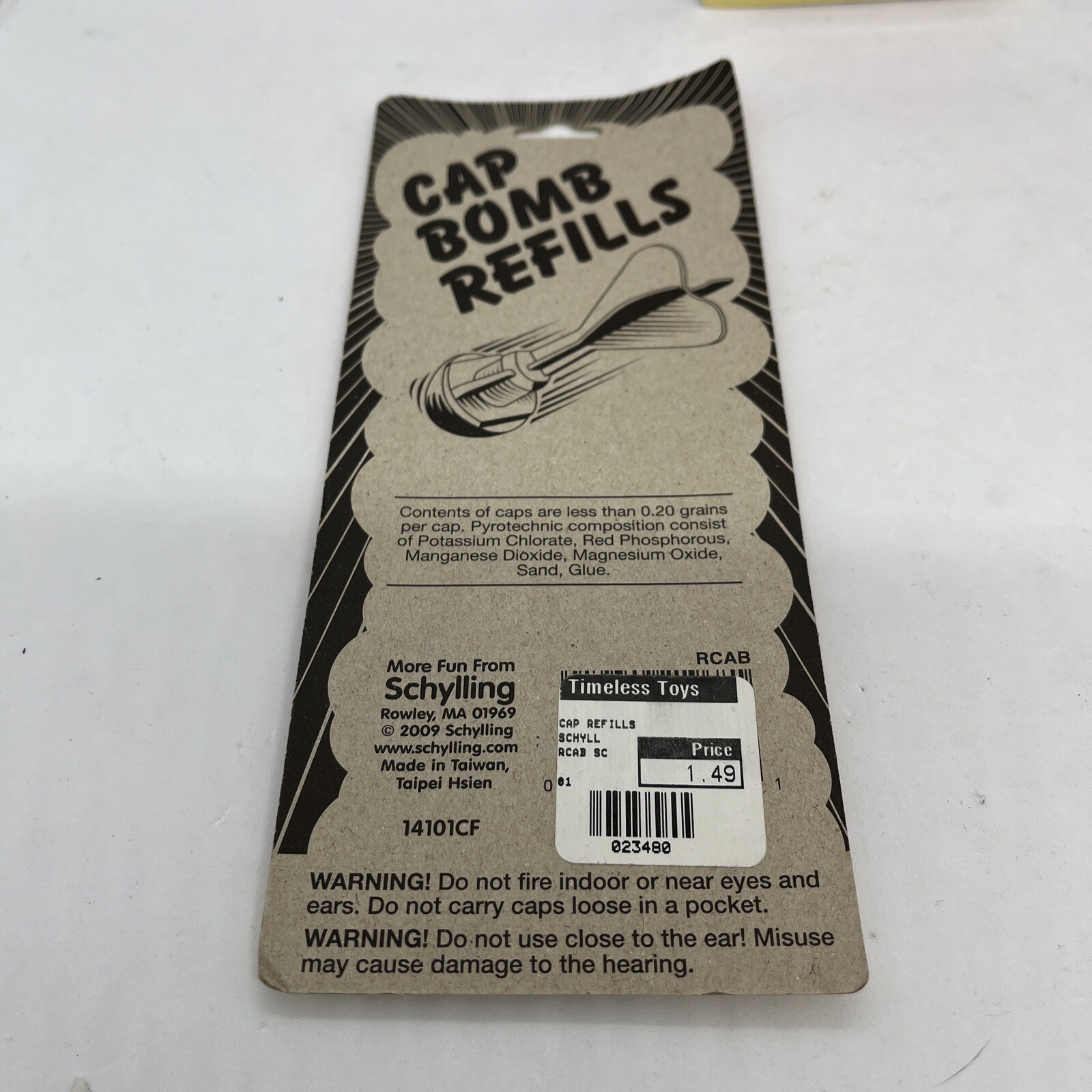 Schylling Red Toy Cap Bomb Gun Refills 96 Caps 8 for sale online | eBay