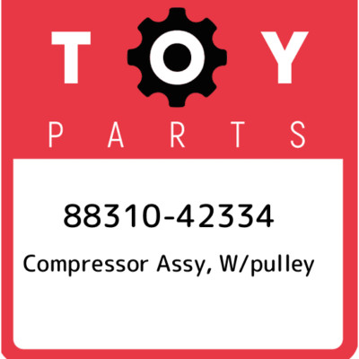 88310-42334 Toyota Compressor assy, w/pulley 8831042334, New Genuine ...