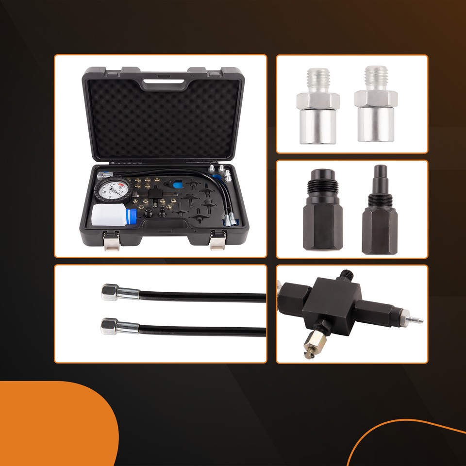 2000 Bar Common Rail Diesel High Pressure Tester Kit with Injector Pipe ...