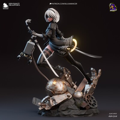 3D Resin Printed 2B Model Kit - Unpainted & Unassembled - Nier Automata ...
