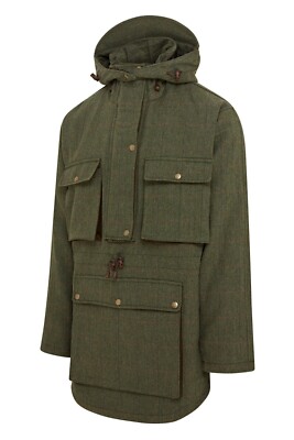 Waterproof Glenbrook Green Tweed Stalking Smock Jacket Shooting Hunting ...