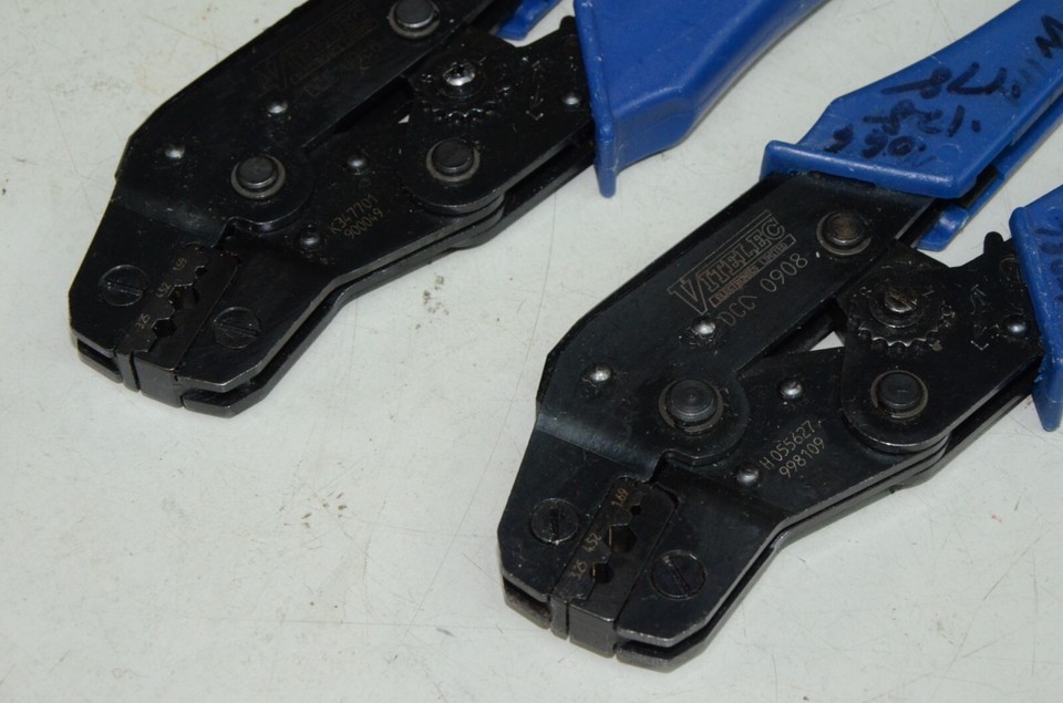 Vitelec DCC-0908 Hand Crimper with Crimp Die Set Cinch Emerson | eBay