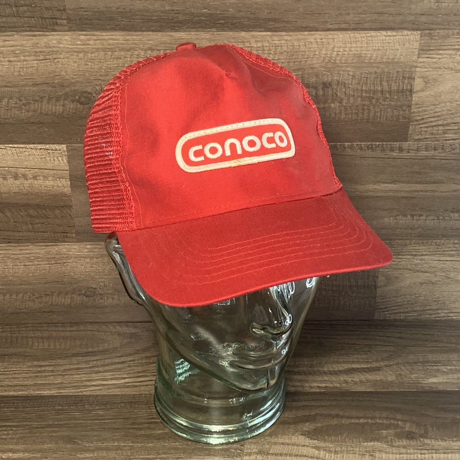Vintage Conoco Gas Station Trucker Hat Cap Snapback R… - Gem