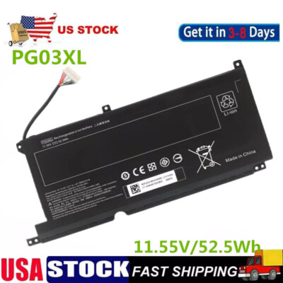 PG03XL Battery For HP Pavilion 15-EC0013DX 15-EC1073DX 15Z-EC200 Laptop ...