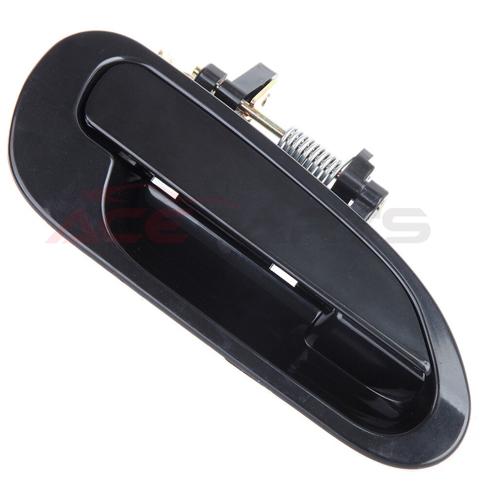 BLACK EXTERIOR OUTSIDE REAR LEFT RIGHT DOOR HANDLES PAIR FOR 98-02 ...