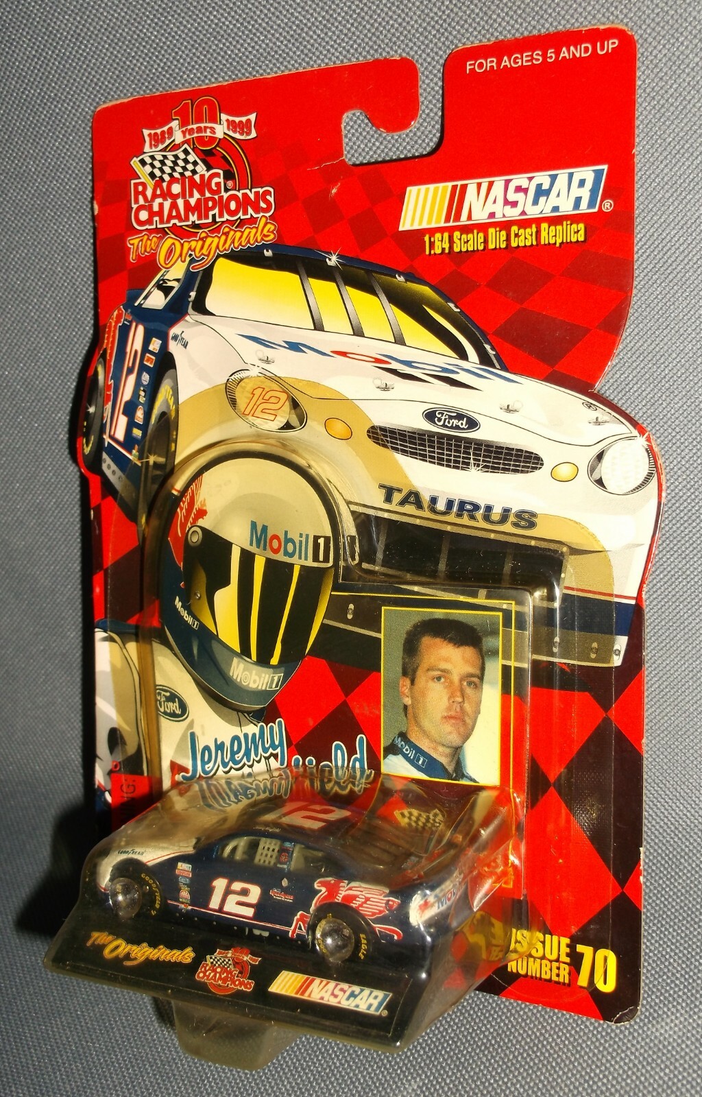 Racing Champions NASCAR Jeremy Mayfield #12 Mobil 1 Diecast Stock Car 1 ...