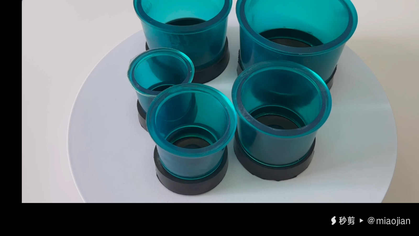 5PCS DENTAL LAB Plastic ROUND CASTING FLASKS RINGS FORMERS W/BASE Base ...