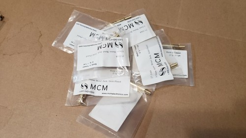 MCM RCA (Phono) Audio Connector, 3 Contacts, Jack, Natural, 3.5 mm - Lot of 7 | eBay