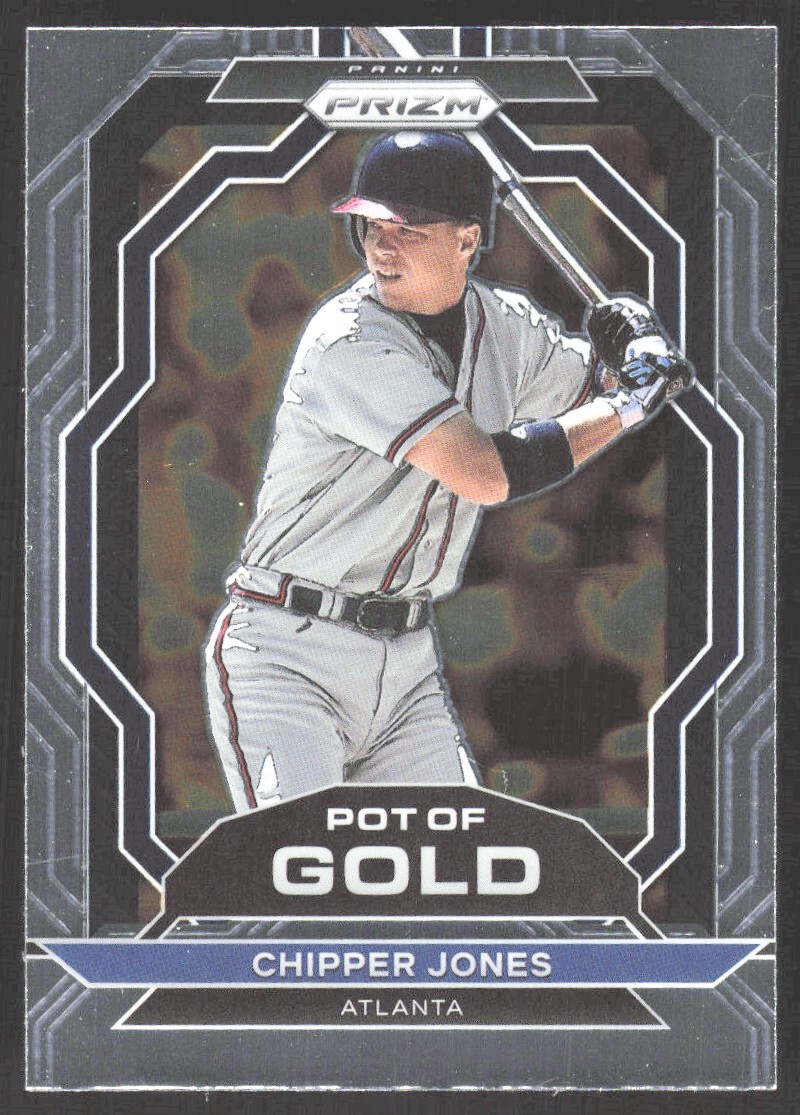 2023 Panini Prizm Pot of Gold Chipper Jones Atlanta Braves #PG17 Insert ...