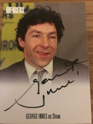 AVENGERS COMPLETE COLLECTION SERIES 2: AUTOGRAPH CARD: GEORGE INNES ...