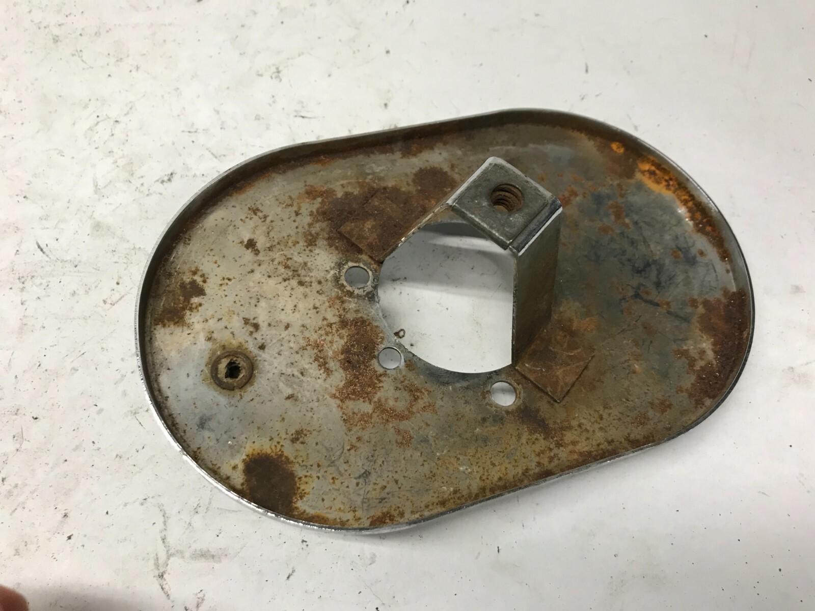 Harley Air Cleaner Backing Plate Bendix Ironhead Shovelhead Bobber ...