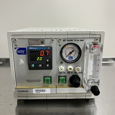 WAVE BIOTECH GE Healthcare Bioreactor CO2 Air Mixer Controller ...