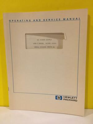 HP 06281-90001 DC Power Supply MPB-3 Series 6281A 6A Operating ...