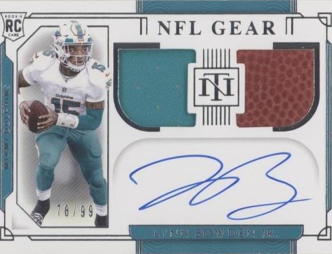 2020 Panini National Treasures - Rookie Nfl Gear Signature Combos Lynn ...