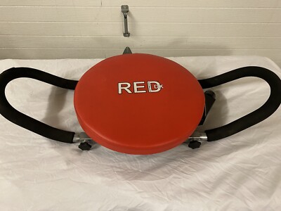 RED DX Exerciser Fitness Ab & Core Machine Abdominal Exercise Chair w ...