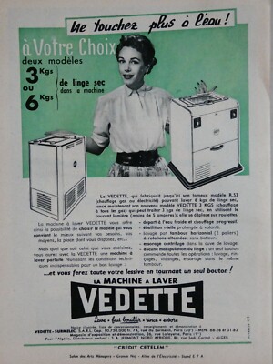 Machine A Laver Vedette Ancienne