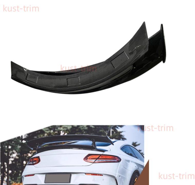 FOR 05-2011 Mercedes Benz W205 C63 single door GT63 Carbon fiber tail ...