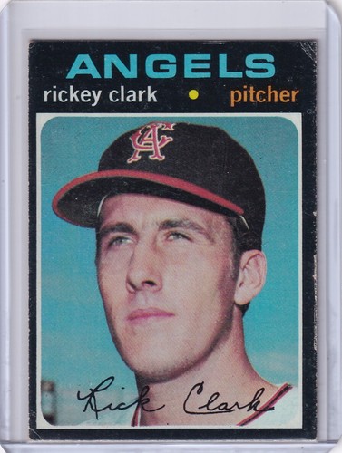 1971 Topps Baseball #697 Rickey Clark - California Angels SP | eBay