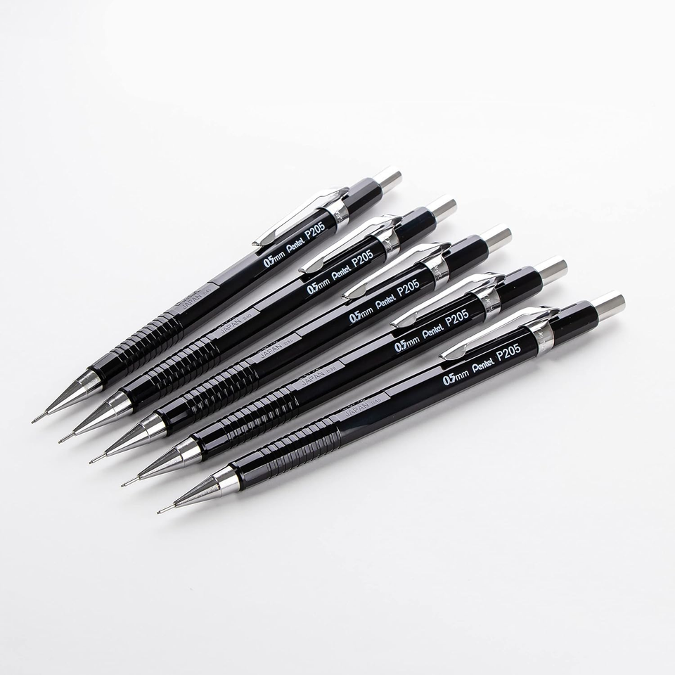 Sharp Mechanical Pencil - Pack of 5 Black Mechanical Pencils 0.5 Mm | eBay