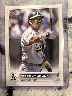 REGGIE JACKSON 2022 Topps Update #US9 Photo Image Variation SP Short ...