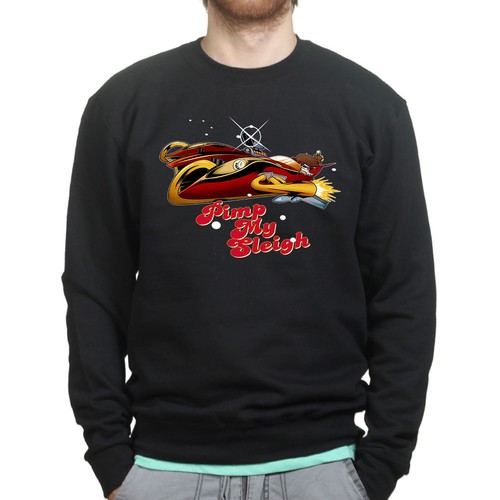 Pimp My Sleigh Santa Christmas Xmas New Gift Sweatshirt | eBay