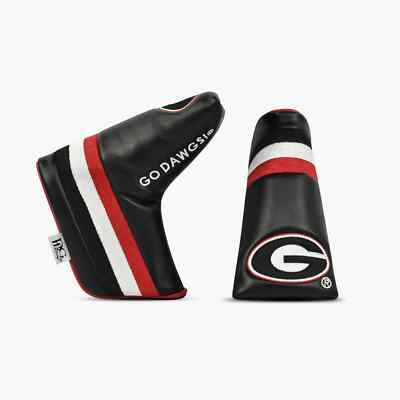 Georgia Bulldogs Premium Magnetic Closure Golf Black Putter Cover New ...