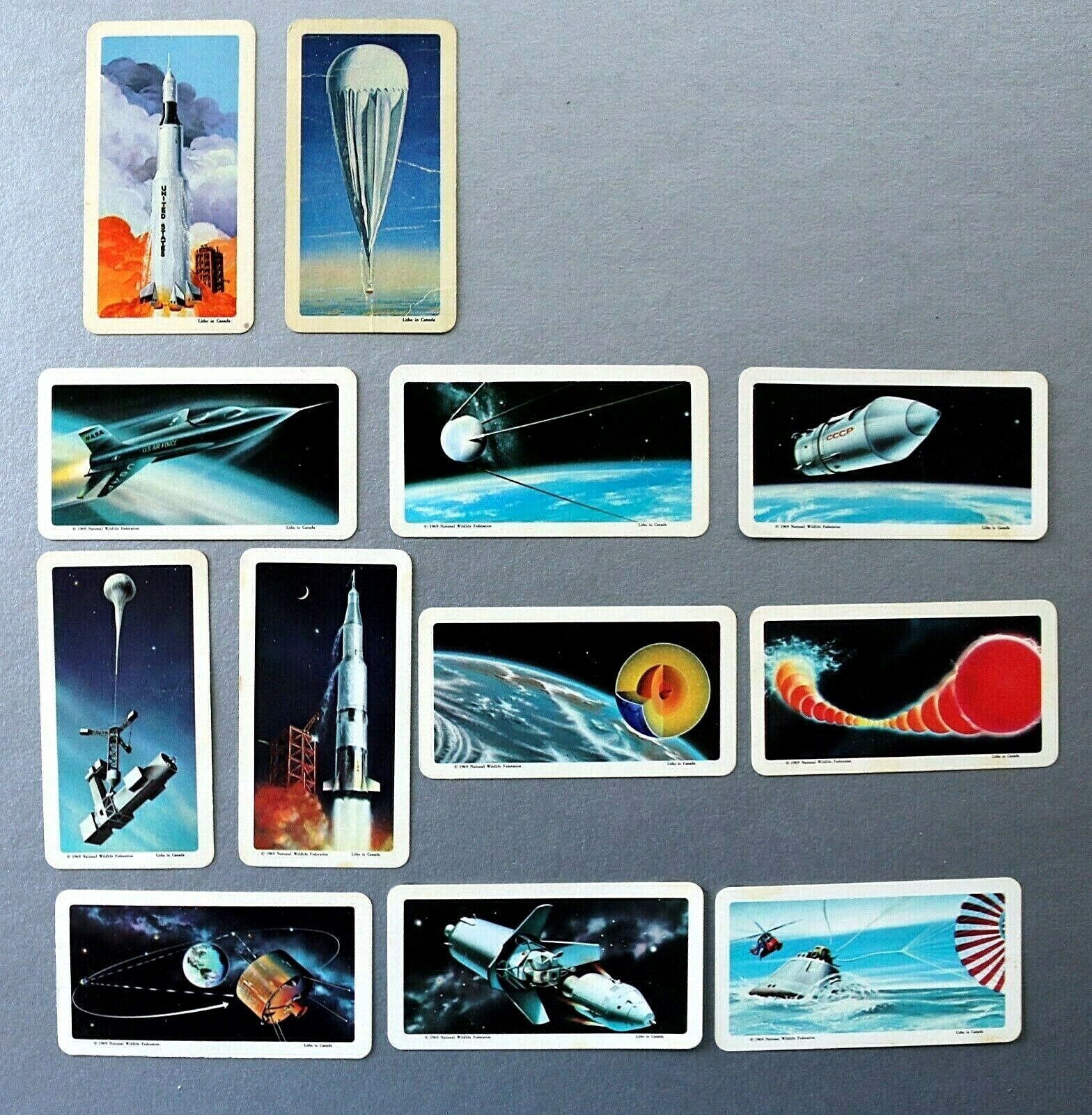 The Space Age Cards, Brooke Bond - Twelve Cards from Series 10 and ...