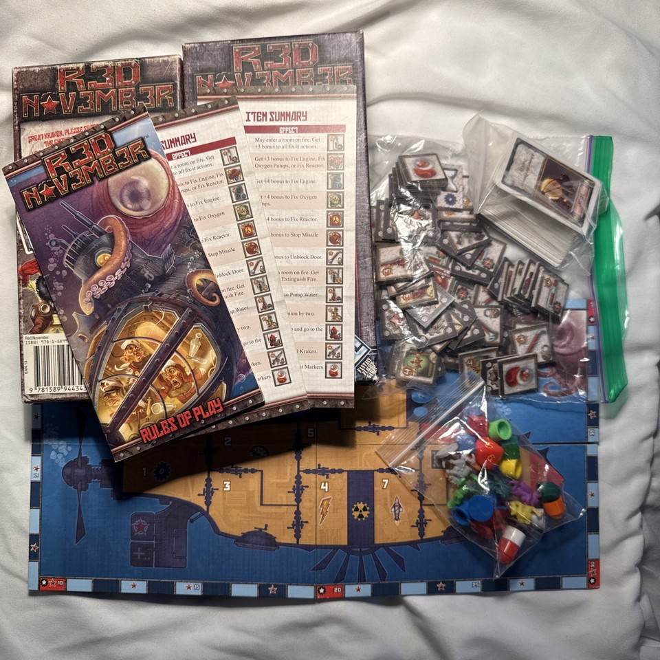 FFG Boardgame Red November - OUT OF PRINT | FIRST EDITION (1st Ed ...