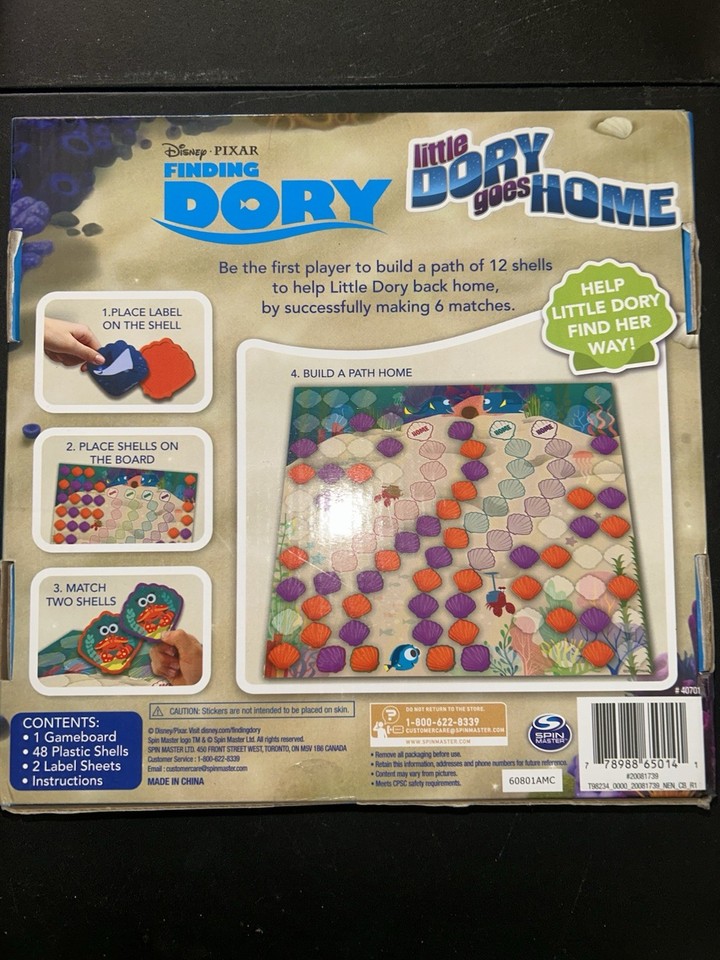 Disney Pixar "FINDING DORY" - Little Dory Goes Home - Board Game (Ages ...