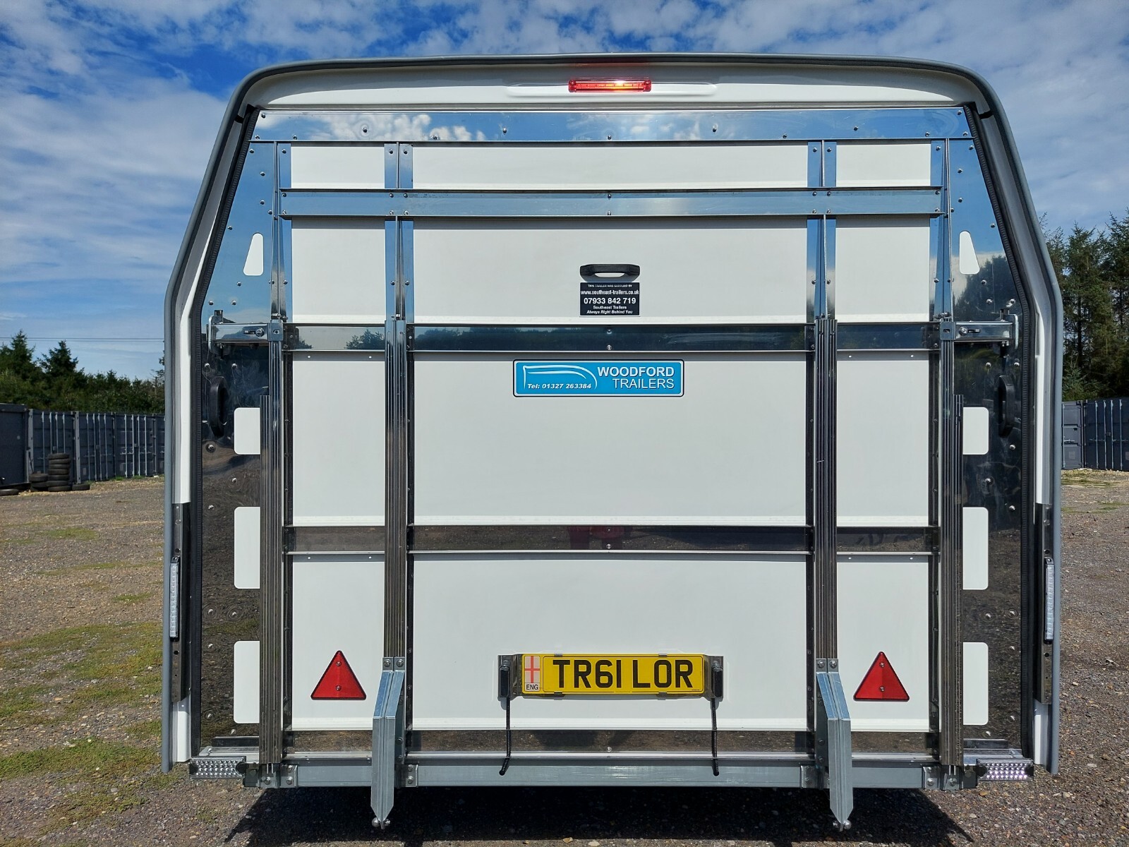 WOODFORD COVERED CAR TRAILER ENCLOSED TRANSPORTER CLASSIC SPORTS ...