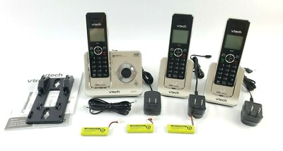 Vtech LS6425-3 DECT 6.0 Cordless Voice Announce Answering System - 3 ...
