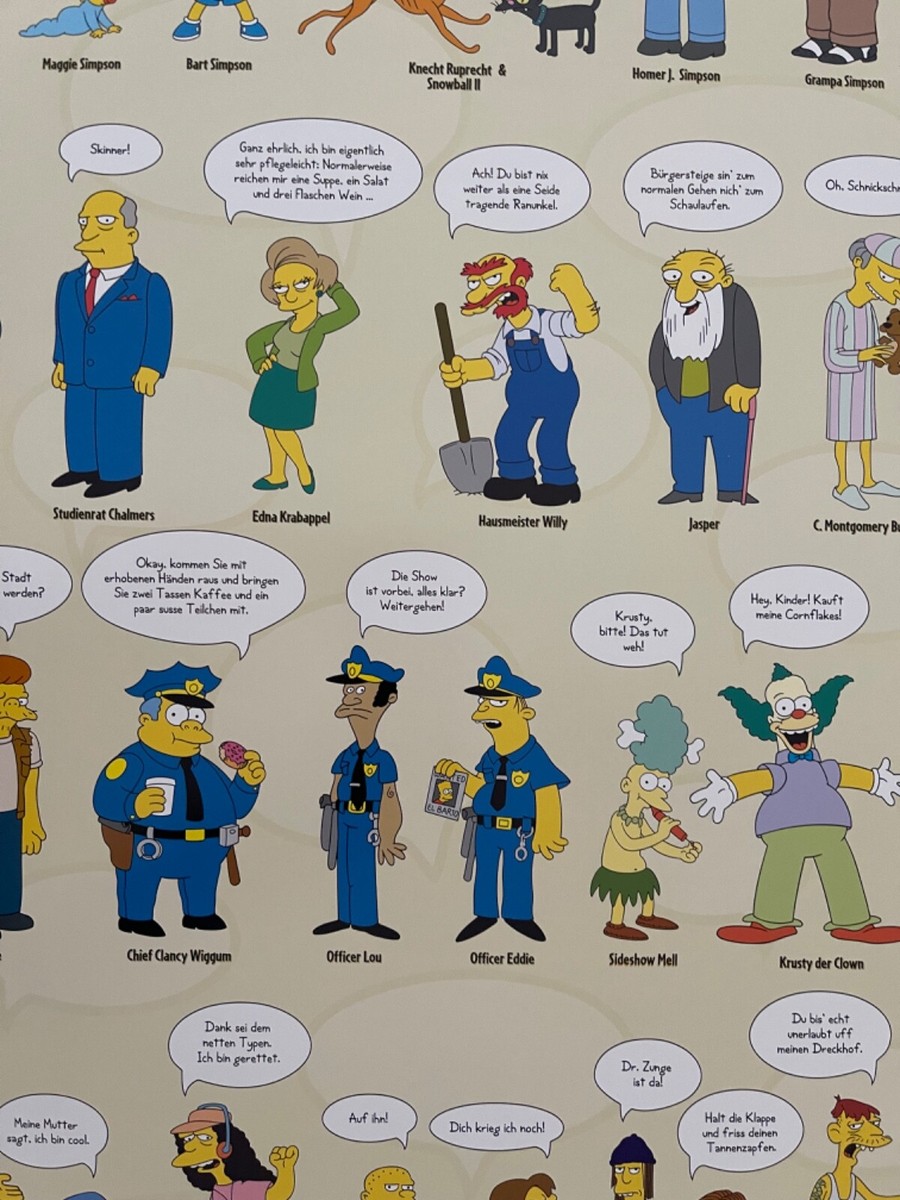 Simpsons German Quotes