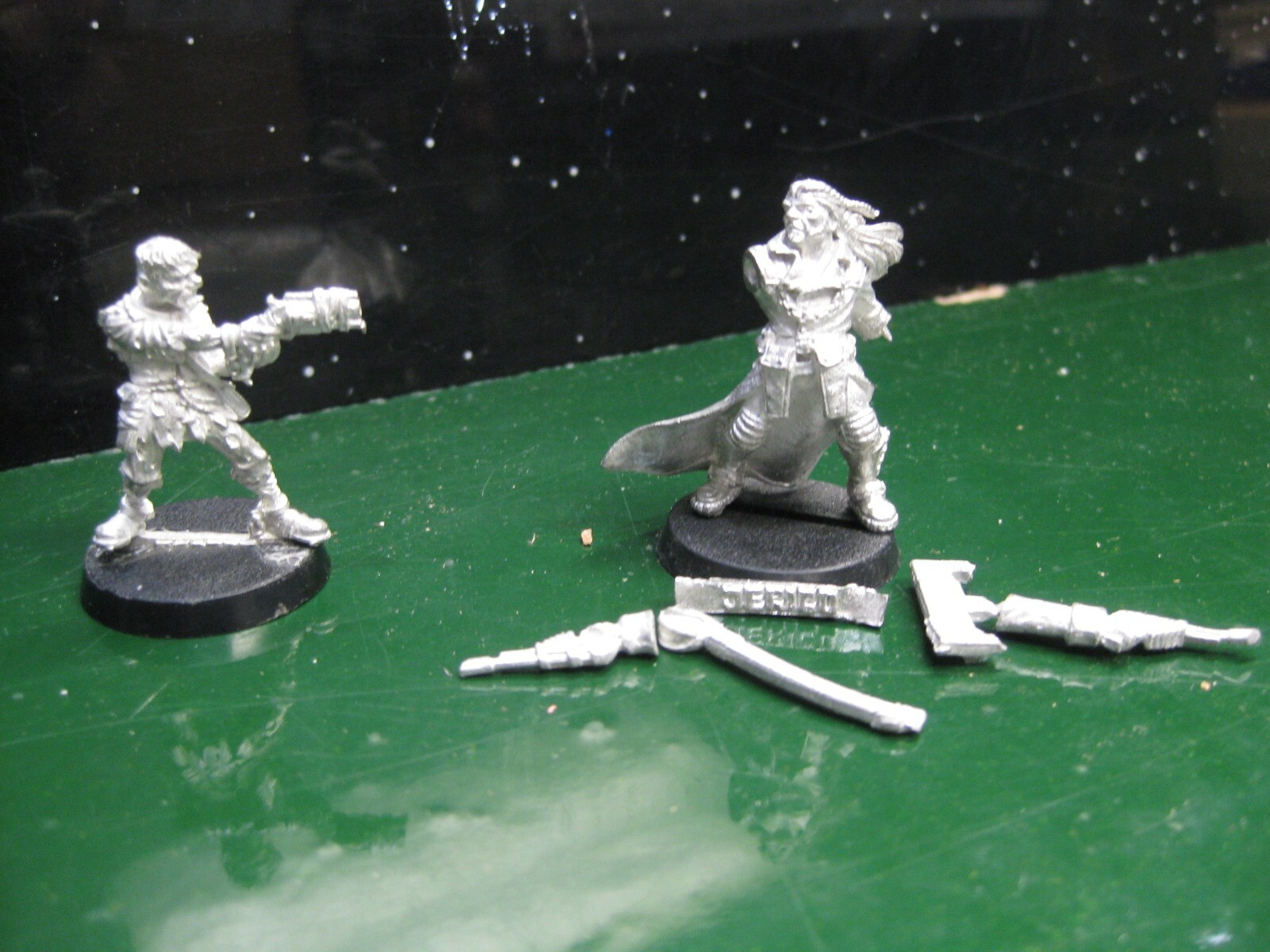 Necromunda Kal Jerico and Scabs Loose Metal miniatures unpainted ...