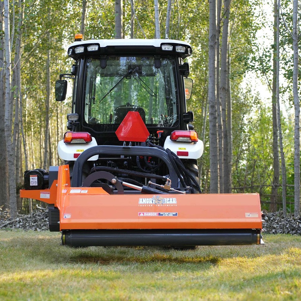 MechMaxx PTO 3-Point 72" Offset Ditch Bank Verge Flail Mower, 70-110HP ...
