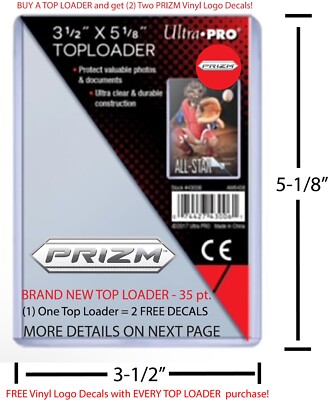 TOP LOADER STICKERS Panini Cards PANINI PRIZM Cards FREE PANINI PRIZM ...