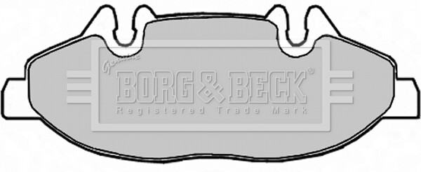 CAPSautomotive Brake Pad Set for Mercedes_Benz 0064204320 0034207910 ...