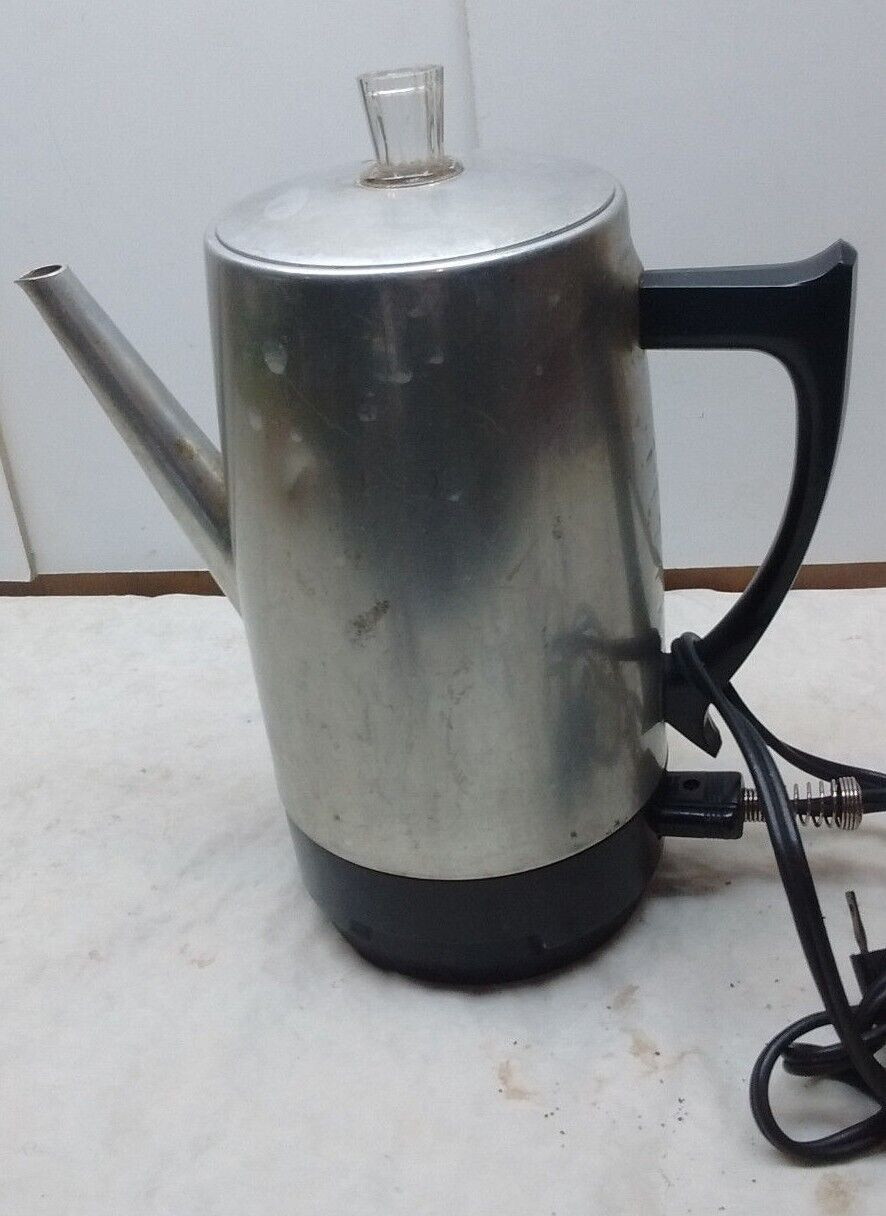 West Bend Electric Aluminum Flavo-Perk Percolator 8-cup Coffee Maker ...