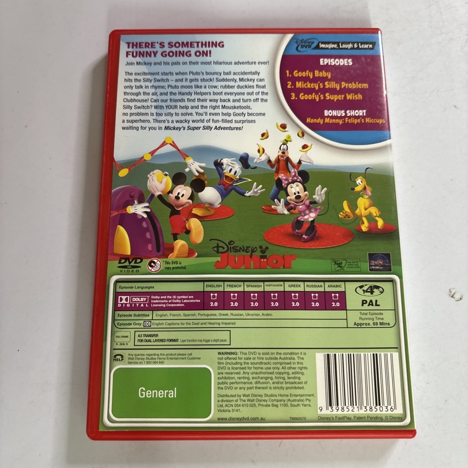 Mickey Mouse Clubhouse - Mickey's Super Silly Adventures (DVD 2010 ...