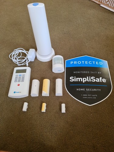 SimpliSafe Home Security System -- 11 pieces including signage | eBay