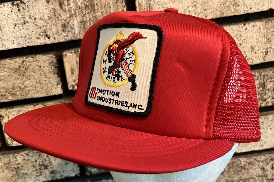 Motion Industries Mesh & Foam SnapBack Embroidered Logo Patch hat cap ...