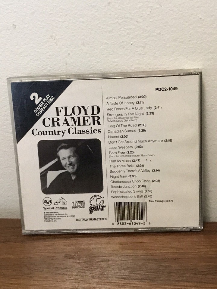 Country Classics by Floyd Cramer (CD, 1988, Pair) 88826104928 | eBay