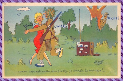 Cpa - Military - Humor - Corporal Radio | eBay UK