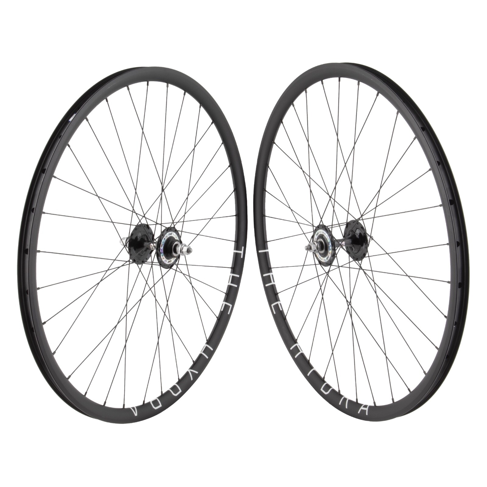 NEW H+Son Hydra Fx/Fx Wheel set Tubeless BLACK BRAKELESS Track Fixed ...