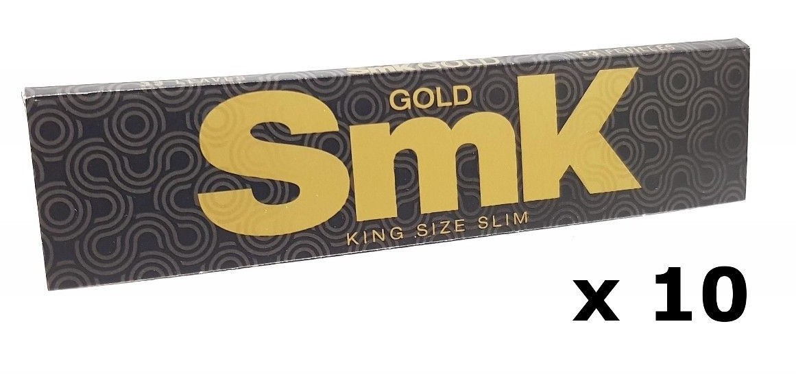 SMK Black / Gold King Size Slim Rolling Papers | Genuine | Multilisting ...