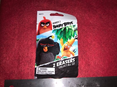 Series 1 Angry Birds Character Erasers | eBay