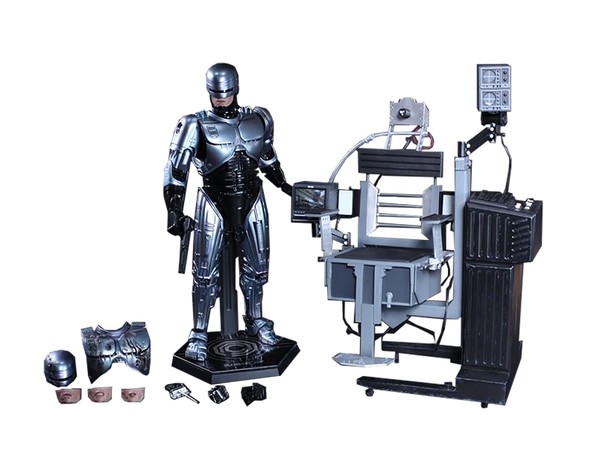 Hot Toys SS902057 1:6 RoboCop with Mechanical Chair Action Figure for ...