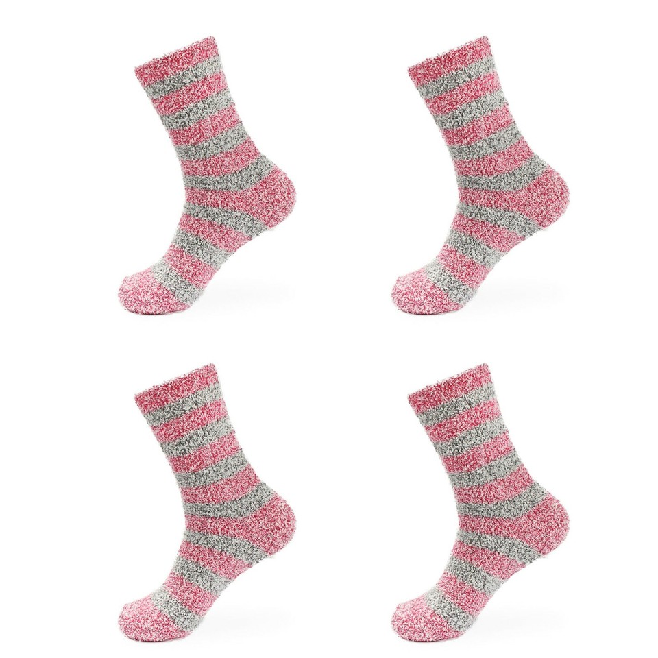 Chirpy Socks - Women's Soft Fuzzy Warm Cozy Striped Fuzzy Socks | eBay